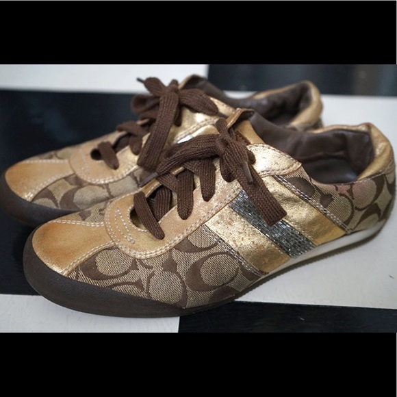 Coach | Shoes | Coach Signature Shoes Sneakers 85 | Poshmark
